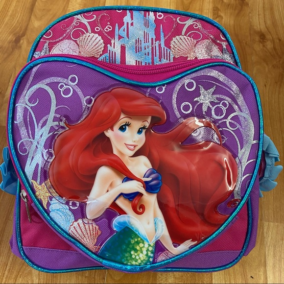 Accessories | Disney Little Mermaid Kid Small Backpack | Poshmark